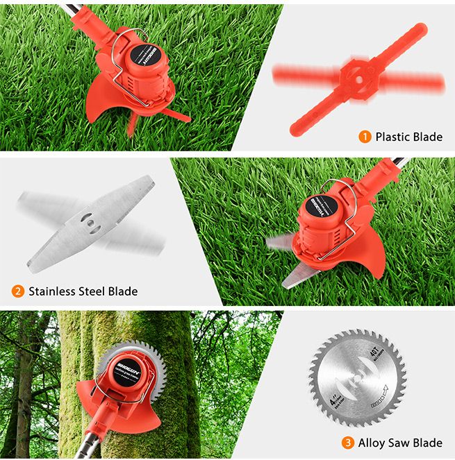 Whipper Snipper Cordless Grass Trimmer Electric Strimmer Garden Tool ...