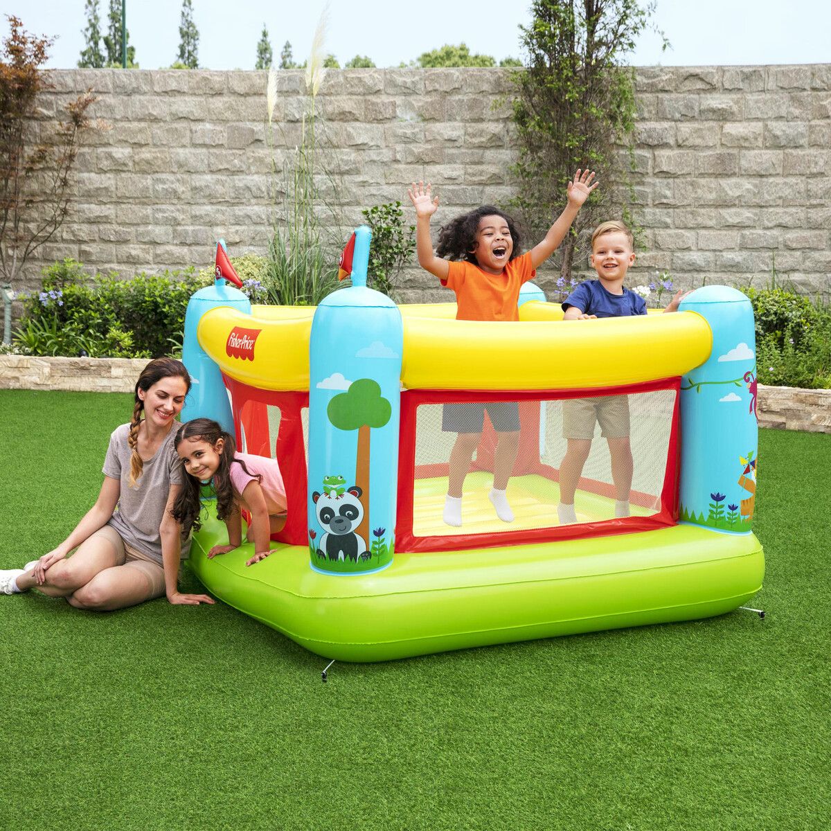 Bestway Inflatable Trampoline Bouncer Bouncy Castle Home Jumping Park ...