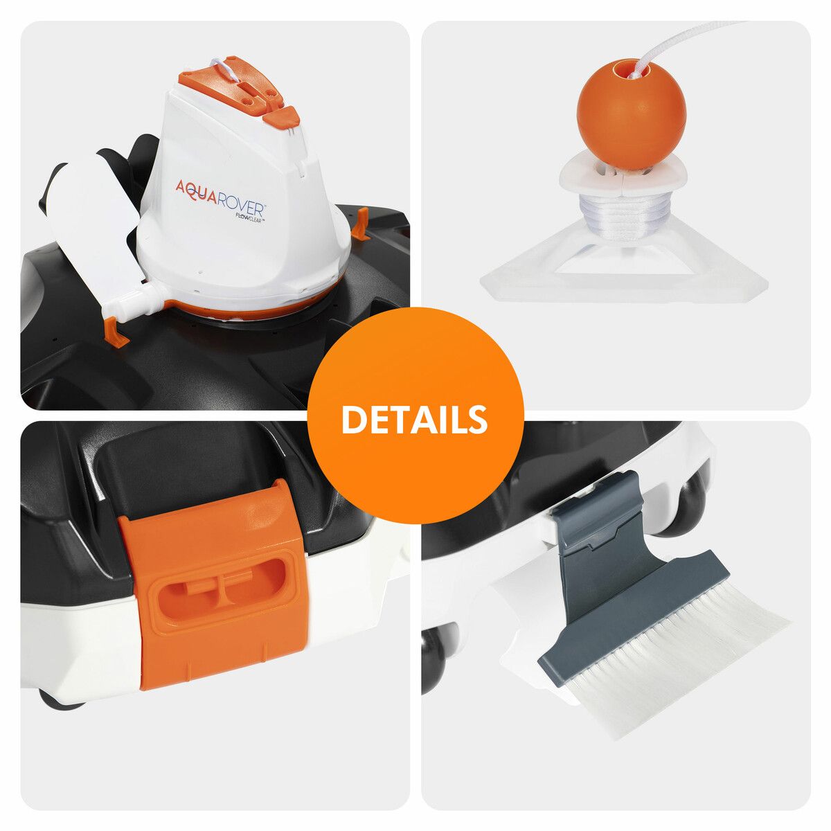 Bestway Flowclear Aqua Rover Automatic Pool Cleaner Autonomous Cleaning ...