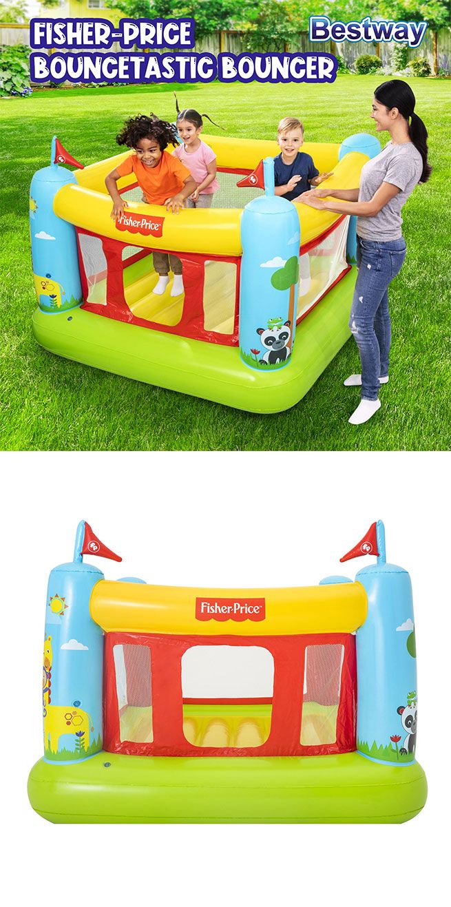 Bestway Inflatable Trampoline Bouncer Bouncy Castle Home Jumping Park ...