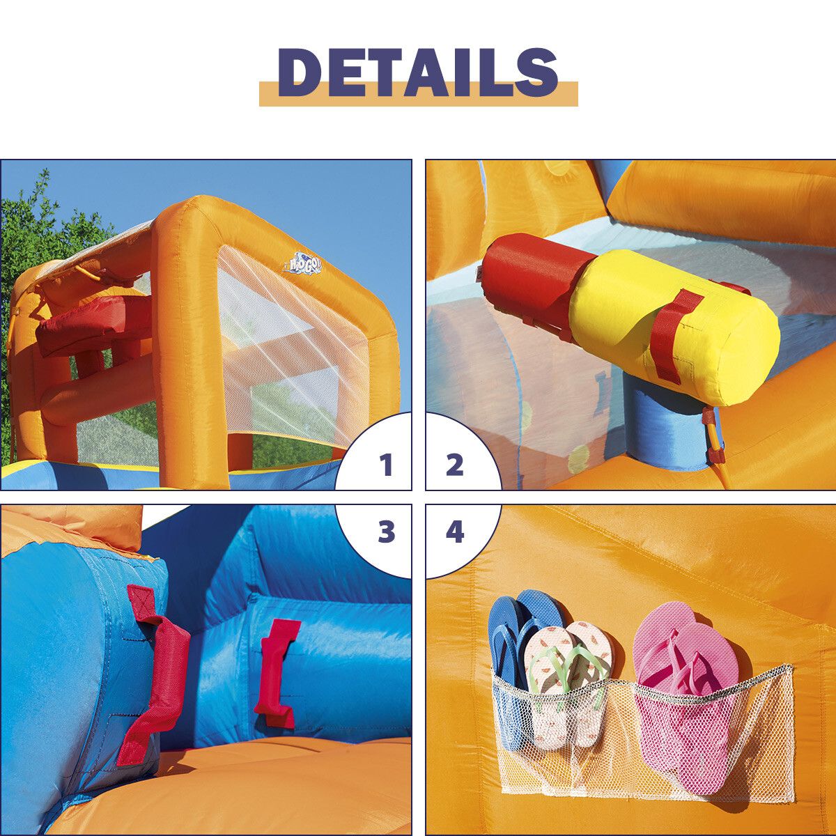 Bestway Inflatable Splash Water Park Adventure Water World Play Center ...