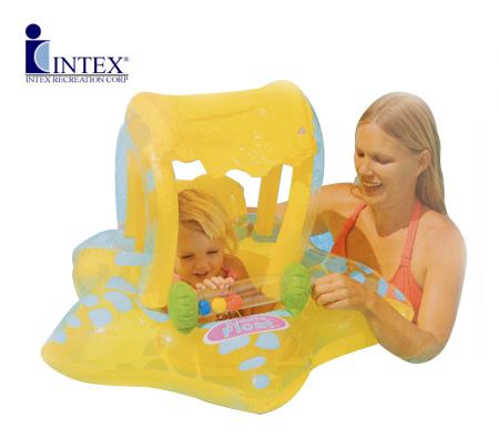 INTEX The Wet Set Inflatable My Baby Kiddie Float - Yellow