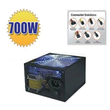 Speed ATX 700W Power Supply - SATA PCI-E - Fan Design