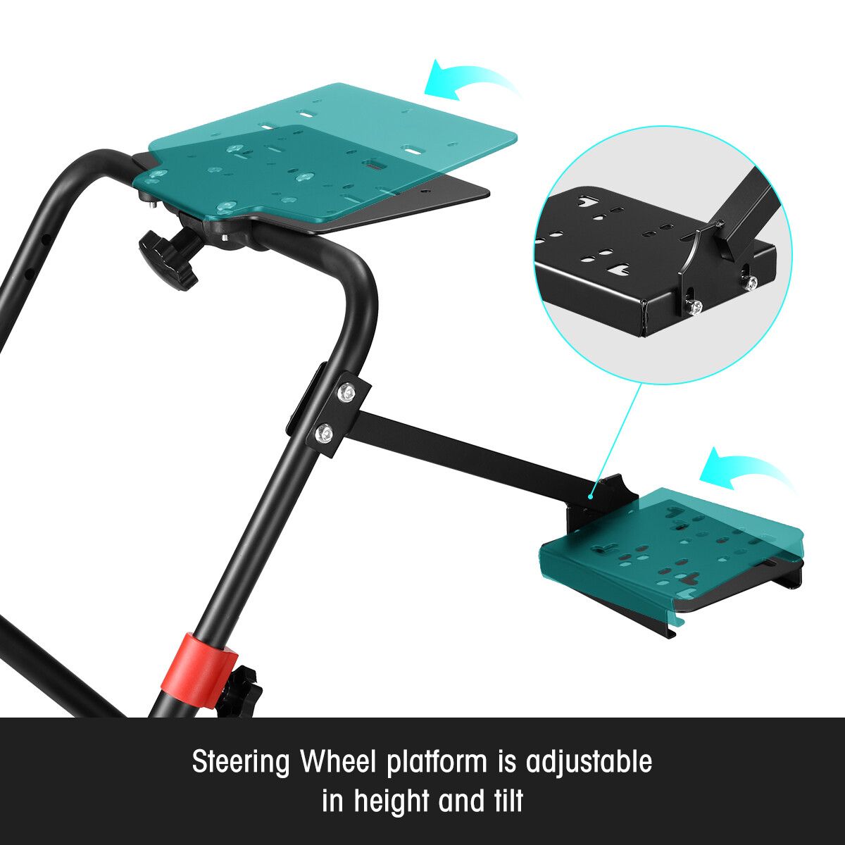 Sim Racing Wheel Stand Foldable Simulator Bracket Gaming Accessories ...