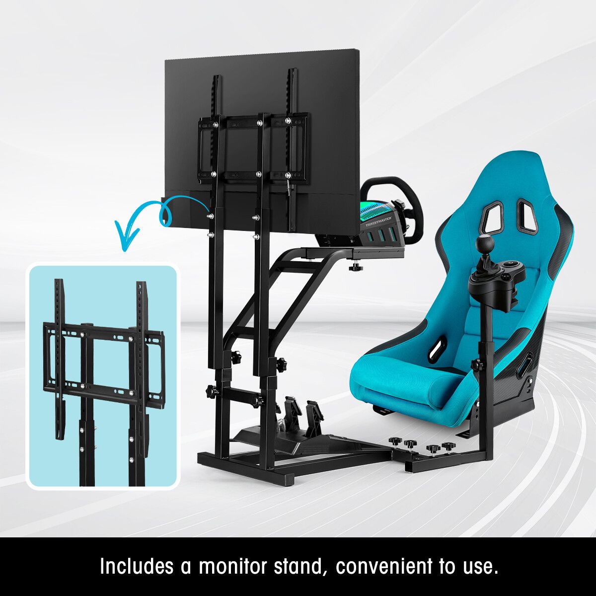 Sim Racing Wheel Stand Simulator holder Gaming Accessories Monitor ...