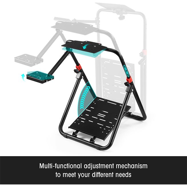 Sim Racing Wheel Stand Foldable Simulator Bracket Gaming Accessories ...