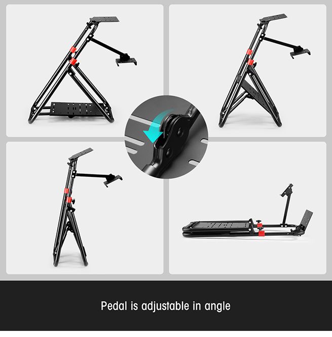 Sim Racing Wheel Stand Foldable Simulator Bracket Gaming Accessories ...