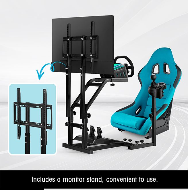 Sim Racing Wheel Stand Simulator holder Gaming Accessories Monitor ...