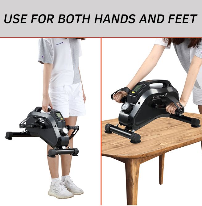 Mini Pedal Exercise Bike Magnetic Under Desk Exerciser Peddler Portable ...