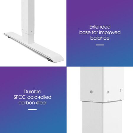 Electric Sit Stand Desk Height Adjustable Standing Table Computer ...