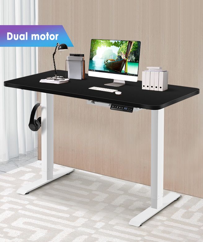 Electric Sit Stand Desk Height Adjustable Standing Table Computer ...