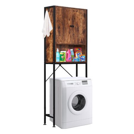 Bathroom Cabinet Shelf Over Toilet Washing Machine Storage 3 Shelves 2 ...