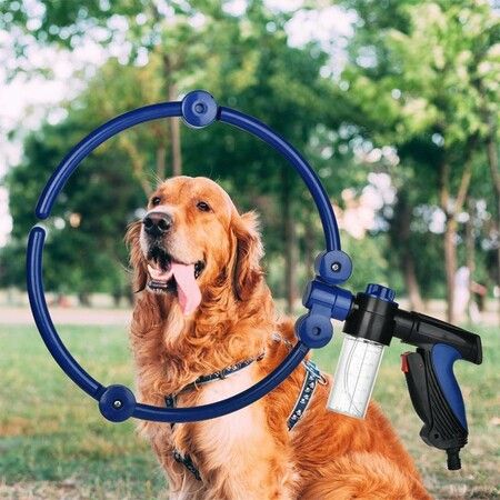 New 360 Pet Dog Bath Tool Summer Foldable Portable Massager Shower Tool ...