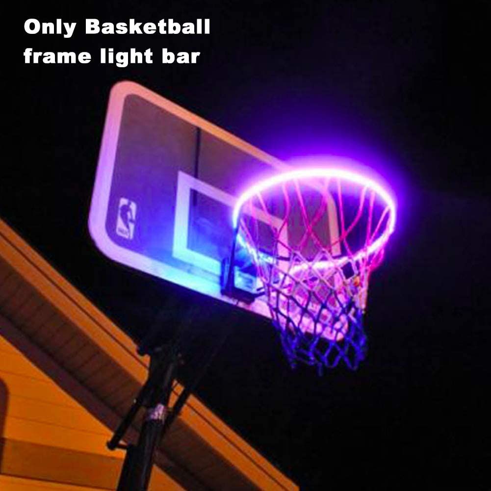LED Basketball Hoop Lights, Solar Powered Basketball Rim Lights for ...