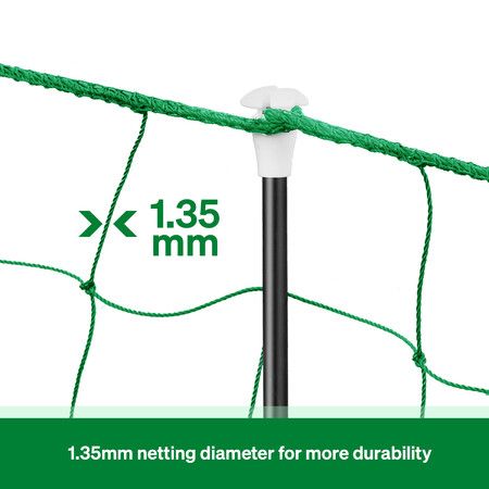 Chicken Fence Hen Poultry Coop Farm Runs Mesh Cage Net Habitat Safe ...