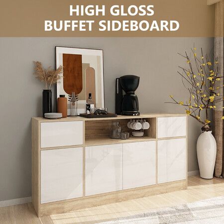 Sideboard Buffet Cupboard TV Bench Unit Entertainment Centre Stand ...
