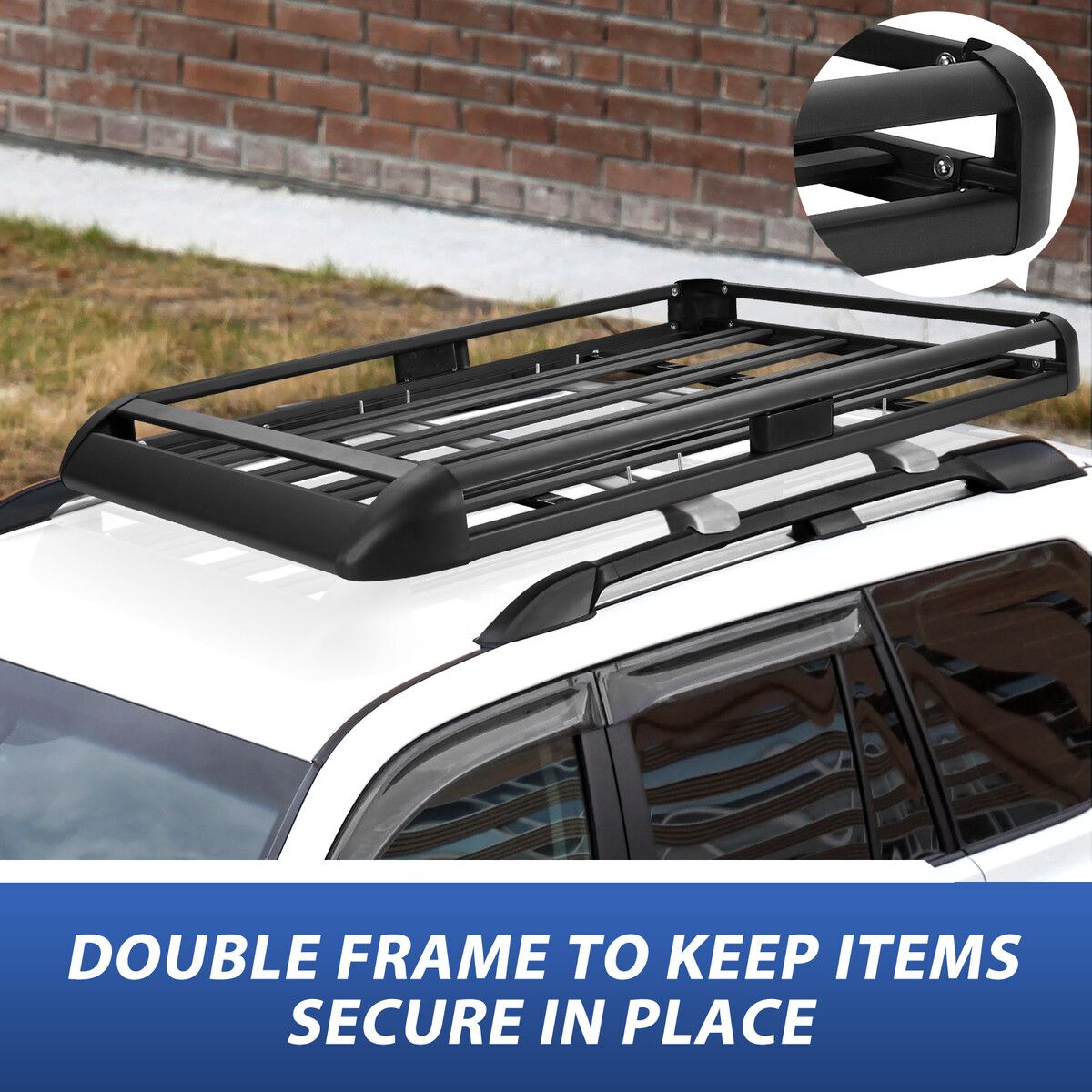 Universal Roof Rack Basket Luggage Carrier Cargo Holder Storage for Car ...