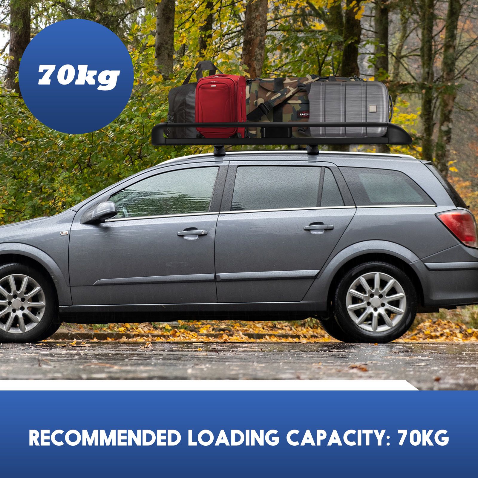 Universal Roof Rack Basket Luggage Carrier Cargo Holder Storage for Car ...