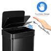 60L Sensor Recycling Bin Touchless Rubbish Trash Dustbin Kitchen Waste ...