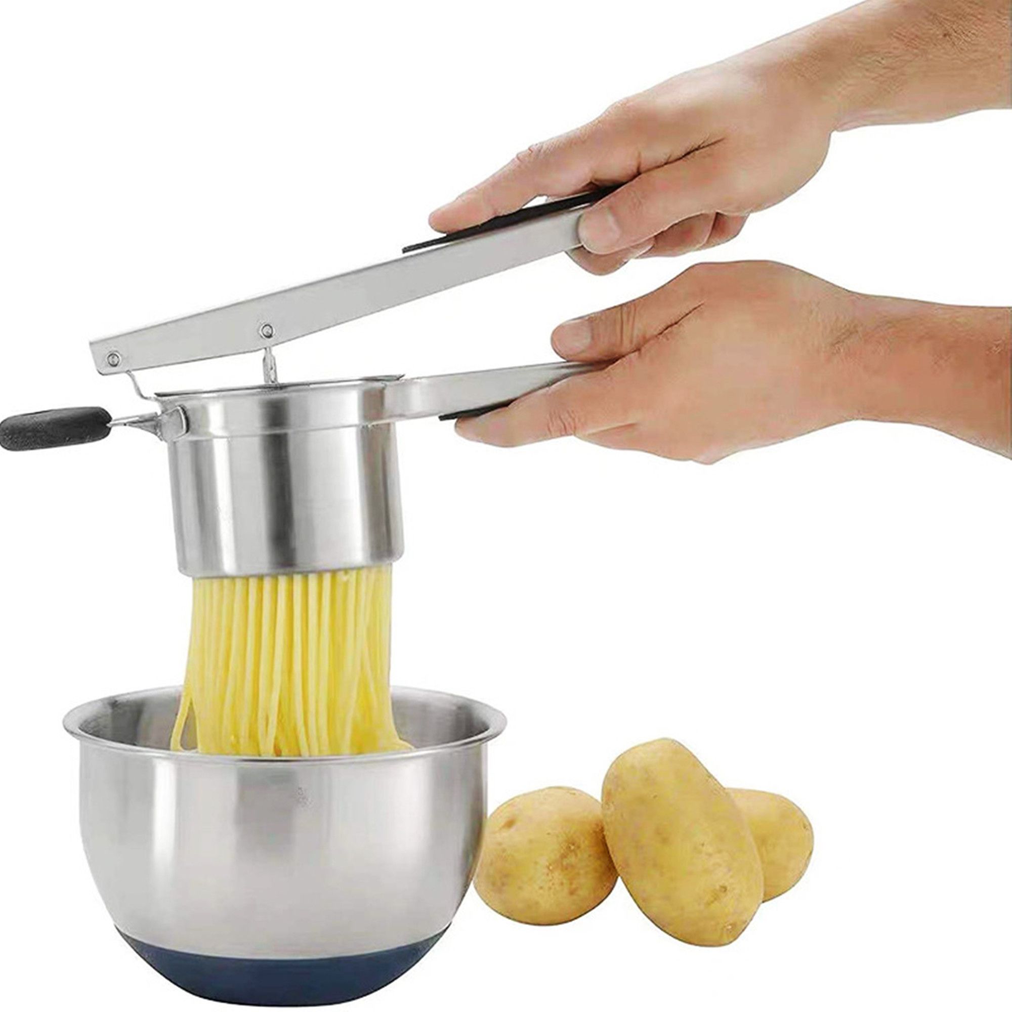 Potato Ricer Heavy Duty Stainless Steel Masher Kitchen Tool Press and ...