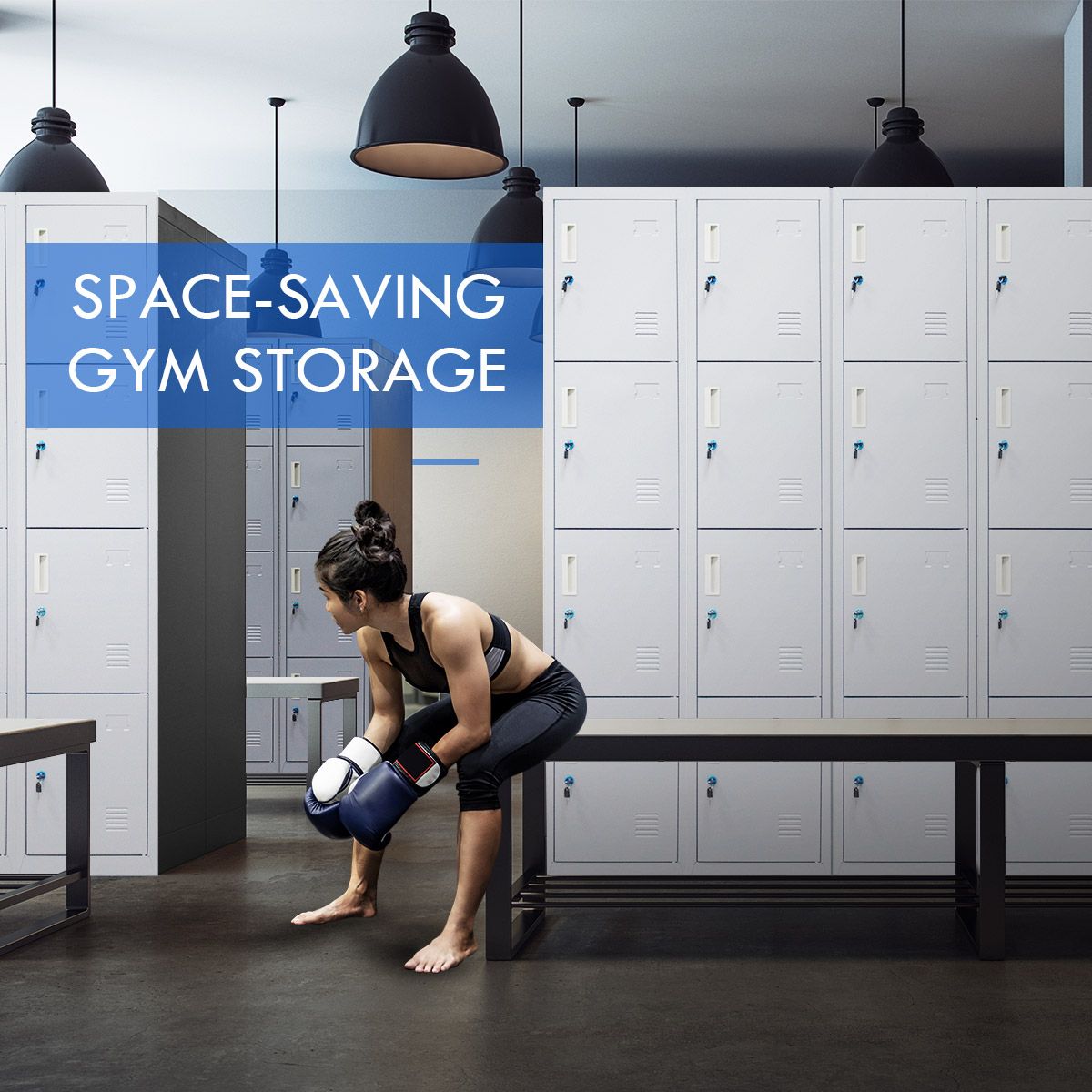 Filing Cabinet Storage Steel Metal Locker 4 Doors Cupboard Organiser ...
