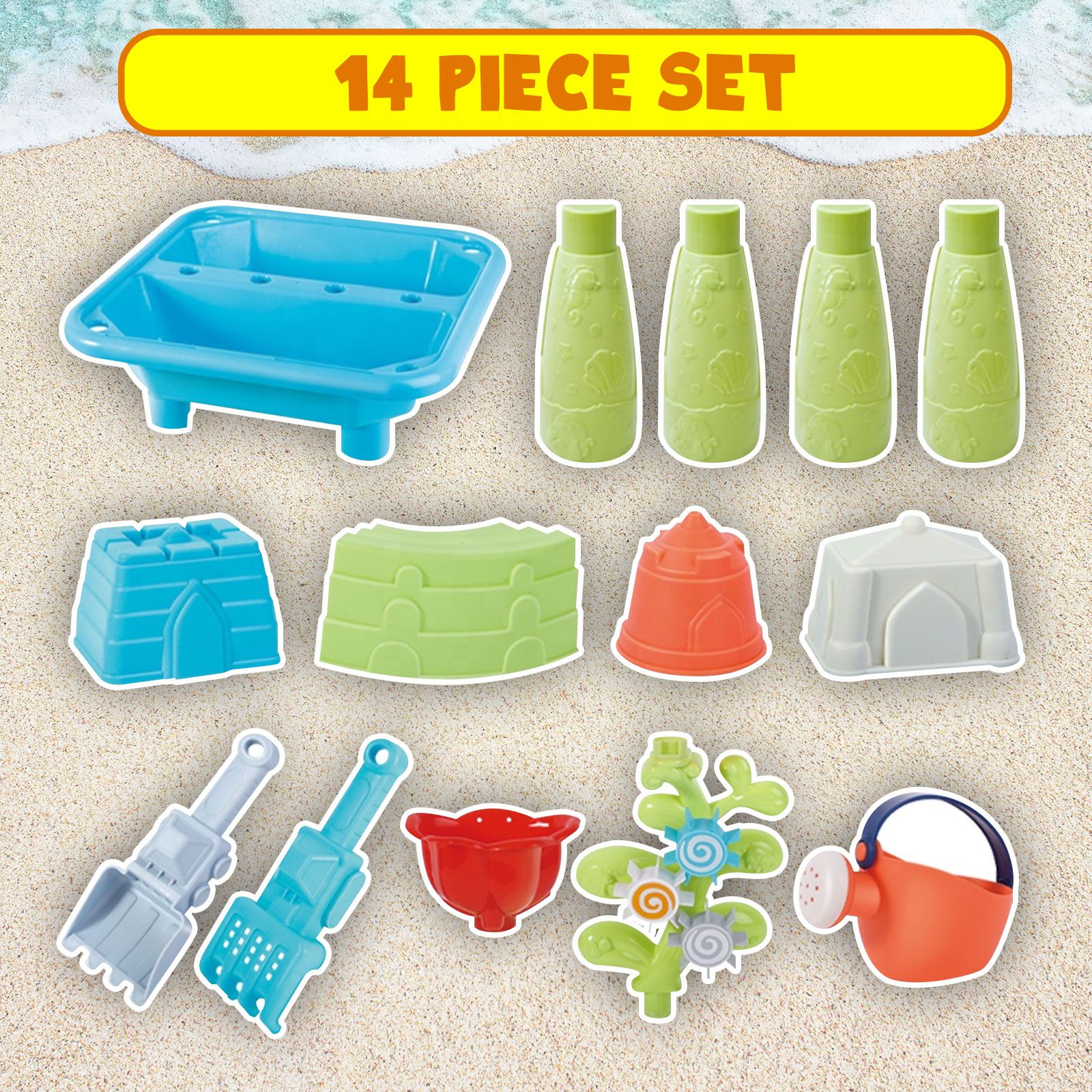 Kids Water Sand Play Table Sandpit Beach Swimming Pool Toys Outdoor ...