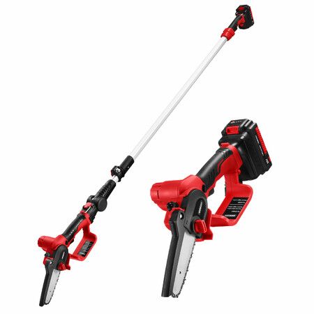 Wood Cutter Chainsaw Mini Pole Cordless Battery Electric Chain Saw ...