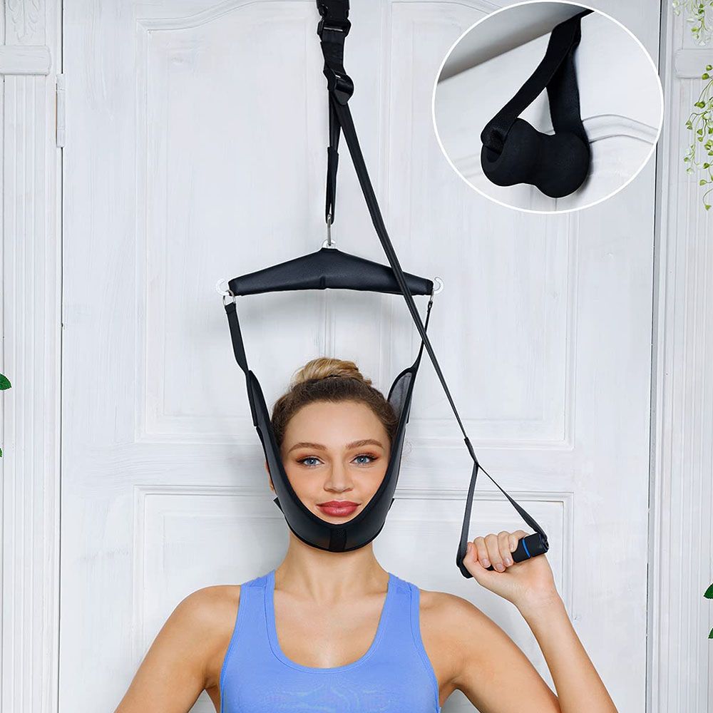 Over The Door Cervical Neck Traction Device For Home Use Portable Neck ...