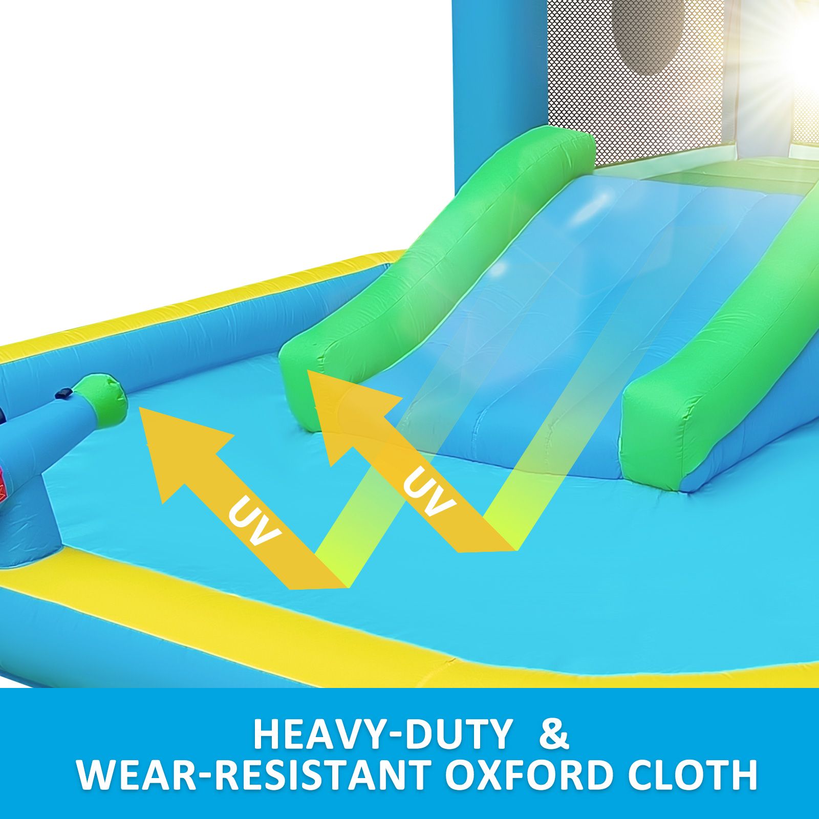 Inflatable Water Park World Jumping Castle Trampoline Toy Bouncer Slide ...