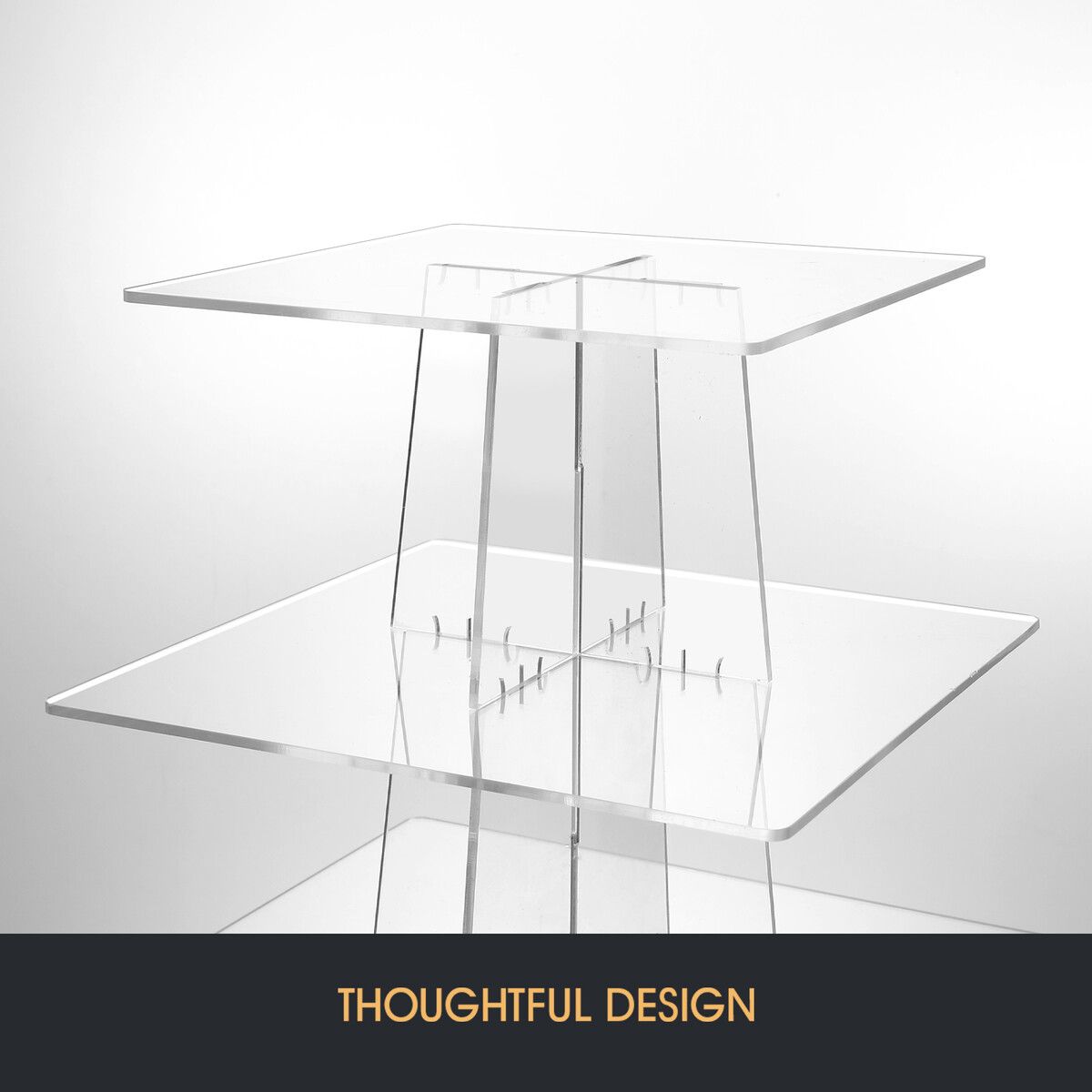 5 Tier Cupcake Stand Acrylic Display Shelf Tower Unit Bakery Donut Cake ...