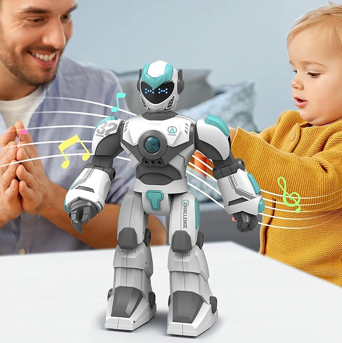 Intelligent Robot with Gesture, Remote Control Robot for Kids Aged 5, 6 ...