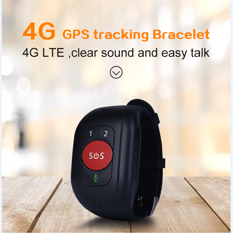 Elderly Smart Watch Ip67 Waterproof 4g Lte Gps Tracking Bracelet Gsm