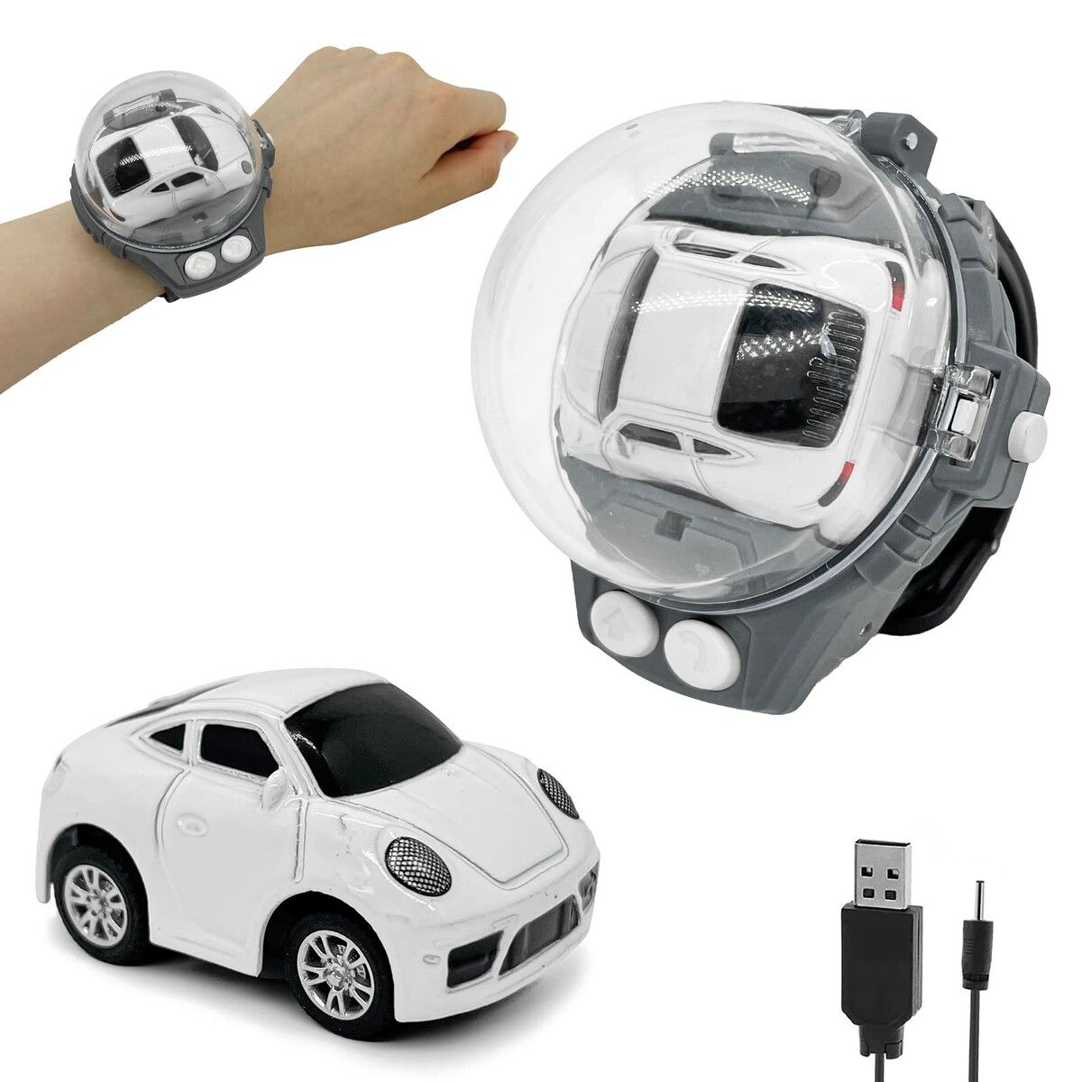 Watch Remote Control Car Toy 2.4 Ghz Cute Wrist Racing Car Watch with ...