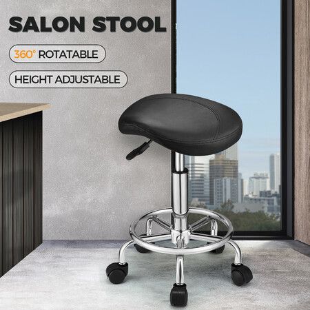 Salon Barber Chair Beauty Hairdressing Clinic Stool Height Adjustable ...