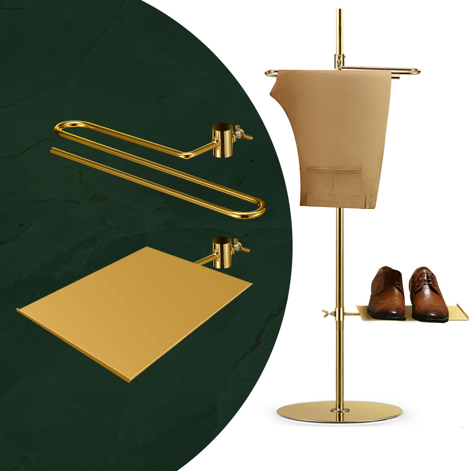 Shoe Rack Pants Hanger Set Storage Shelf Boot Tray Trouser Holder Unit ...