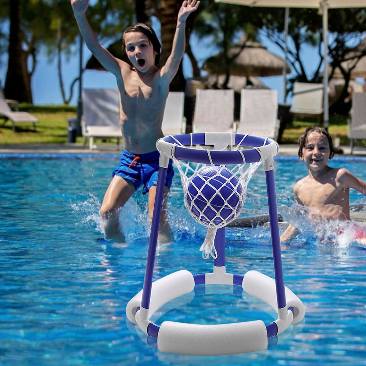 Summer Swimming Pool Toys Party Float Shooting Basketball Water Games ...