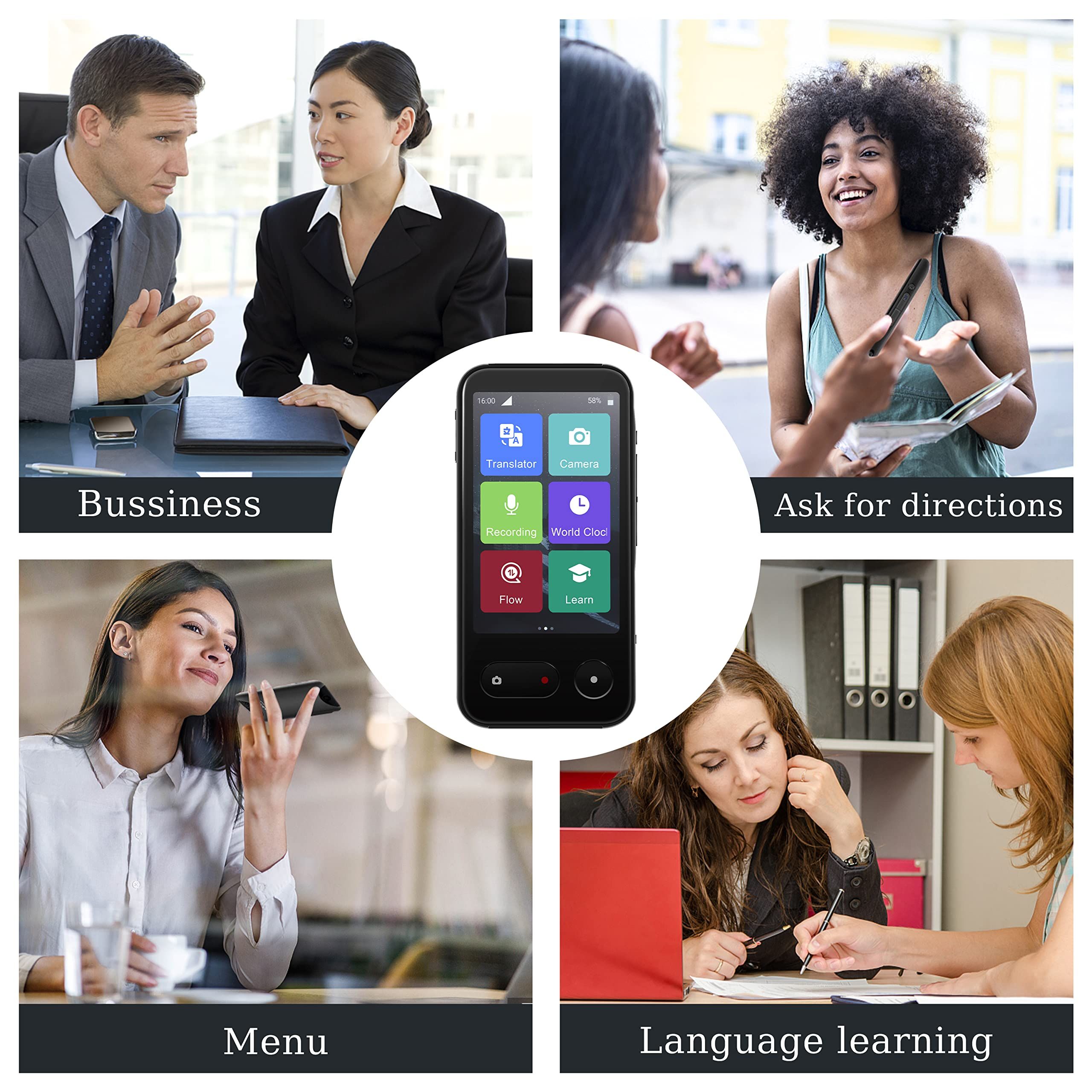 Language Translator Device 138 Languages Two-Way Instant Translator ...