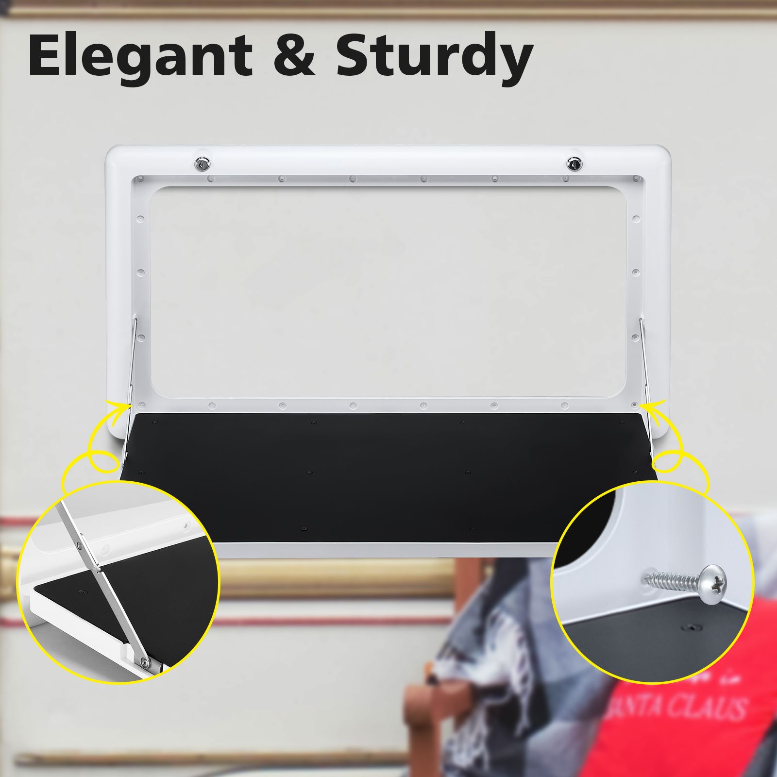 RV Wall Camper Table Folding Picnic Caravan Camping Exterior Mount ...