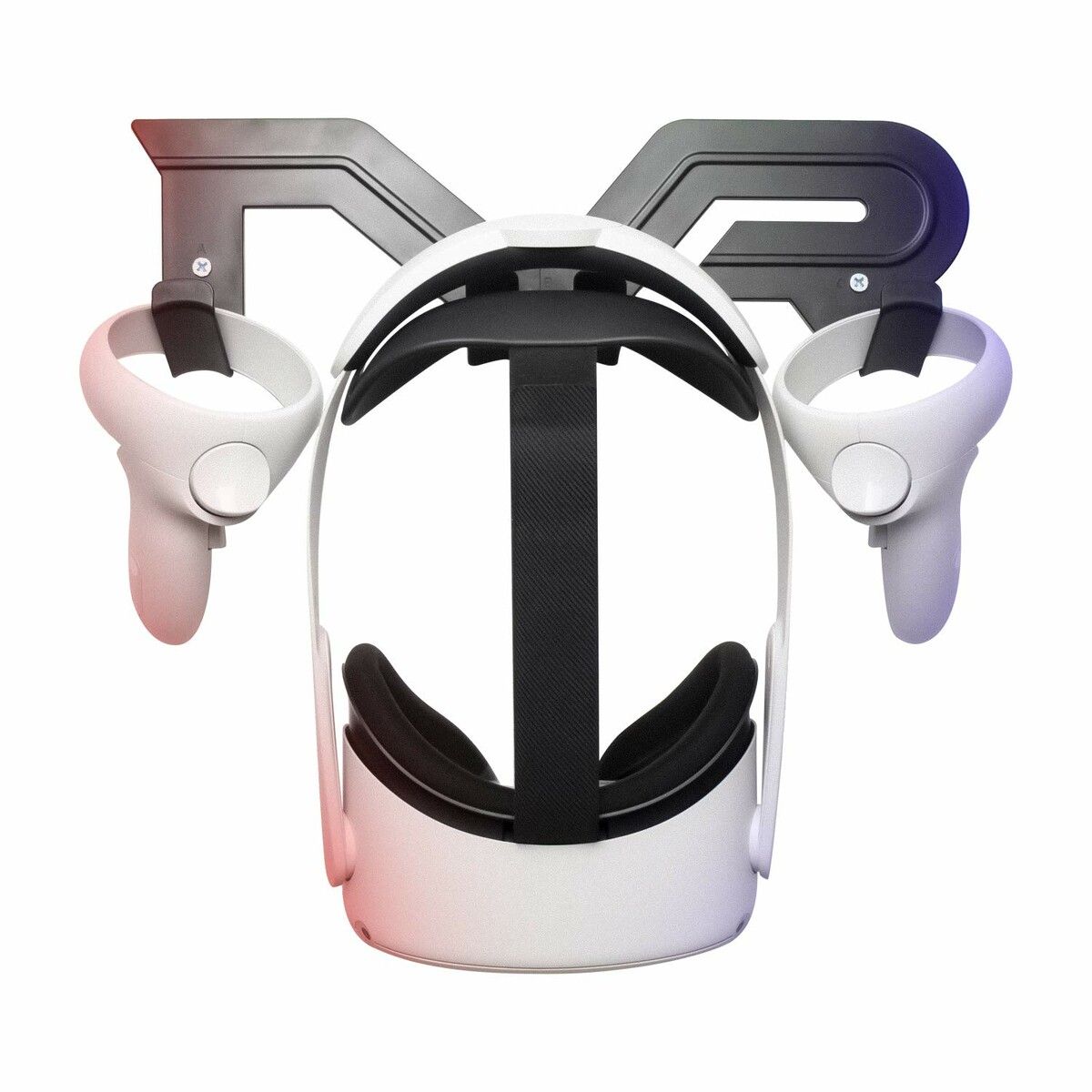 VR Headset and Controller Wall Mount Storage Stand Hook Compatible for ...