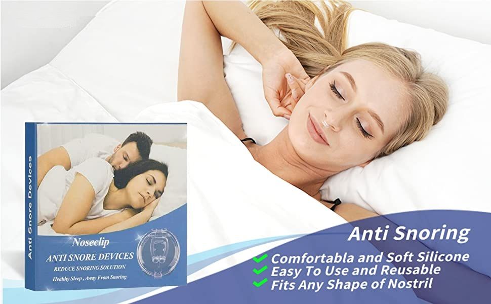 Snore Stopper,Anti Snoring Devices,Anti Snoring Nose Clip,Stop Snoring ...