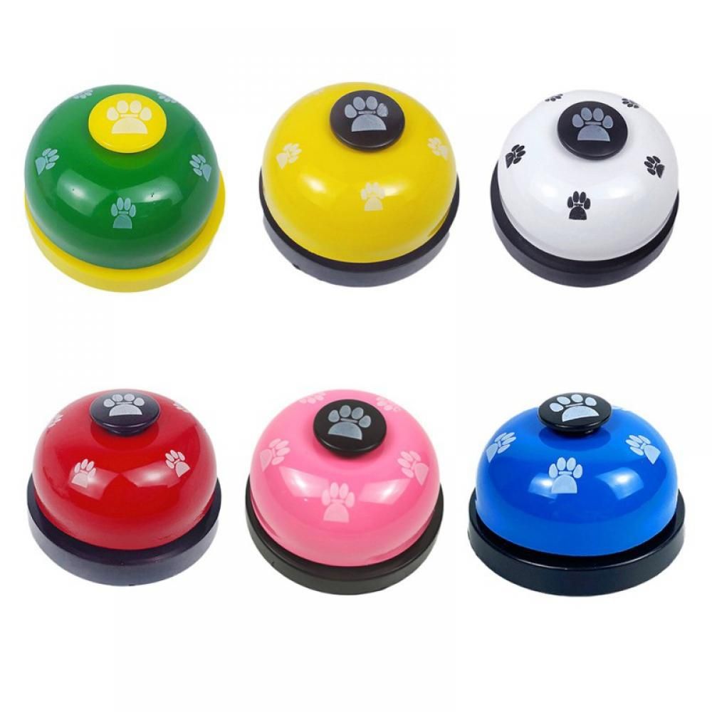 6pcs Pet Call Bell Dog Toys IQ Training Dog Cat Feeding Ringer ...