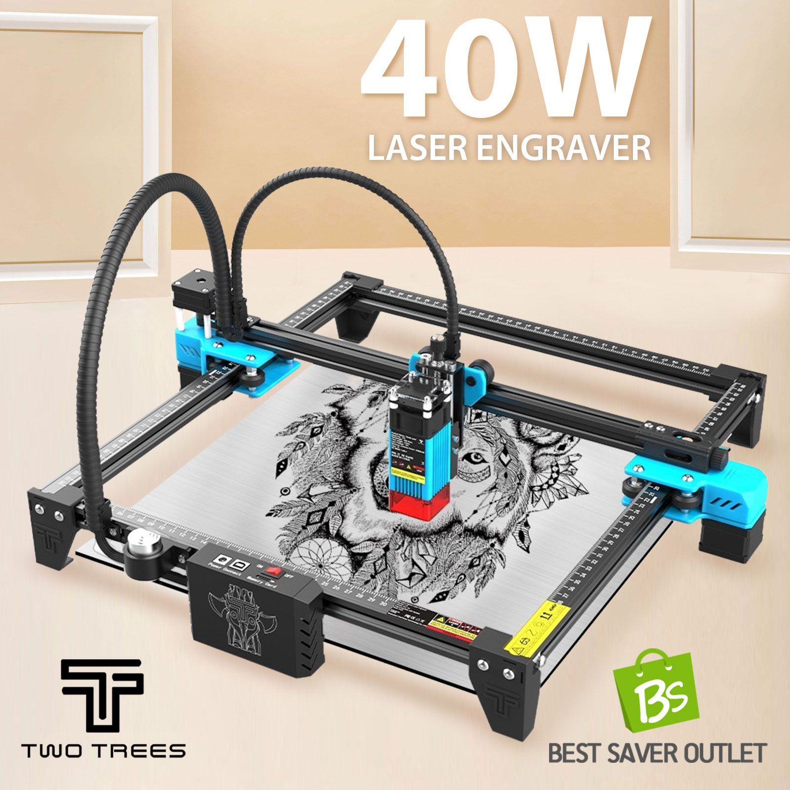 Laser Engraver Cutter Engraving Cutting Machine for Wood Acrylic Paper ...