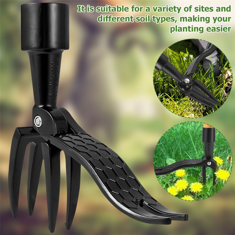 Metal Weeder the Stand Up Weed Puller Tool Claw Weeder Root Remover ...
