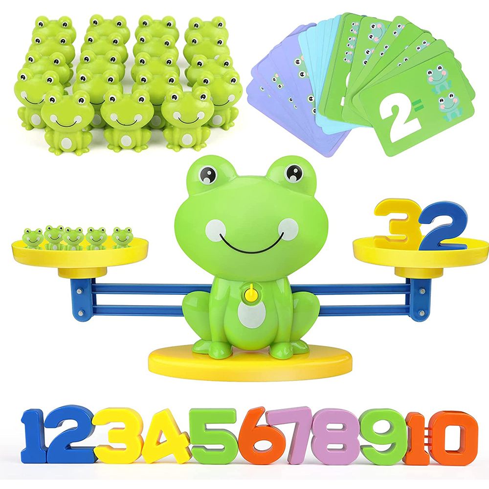 Maths Scales Montessori Toy, Frog Balance Maths Game for Children Boys ...