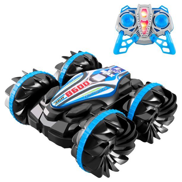 Amphibious Remote Control Car Waterproof Off-Road Vehicle for Kids Over ...