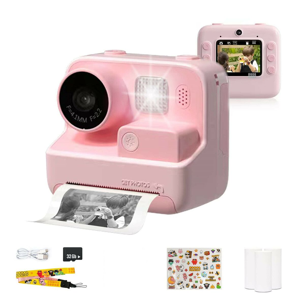 Digital Video Camera Instant Print 48 Mega Pixels 1080P Resolution HD ...