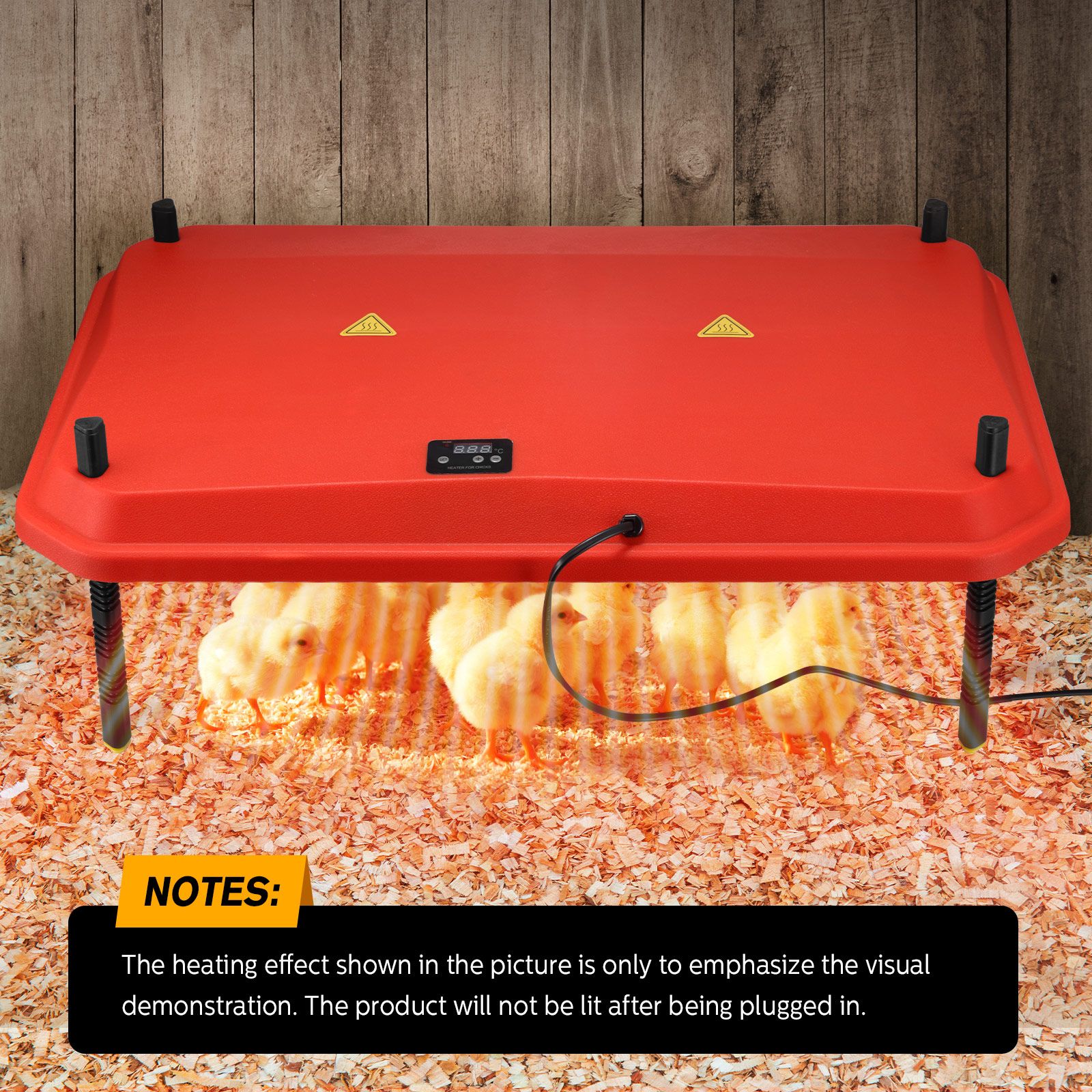 Chick Brooder Heating Plate Warmer Chicken Coop Brooding Heater Poultry ...