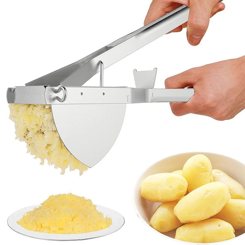 Stainless Steel Potato Cutter Heavy Duty Potato Crusher Ricer Baby Food ...