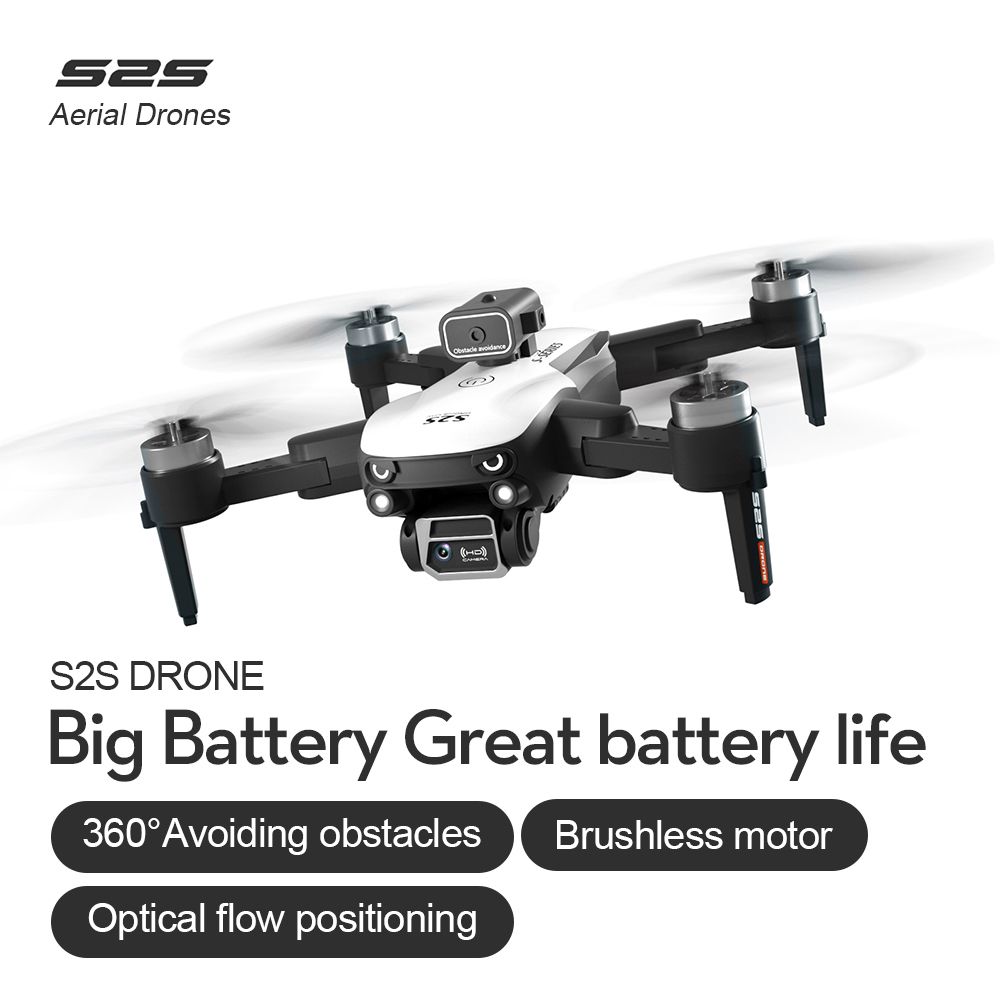 S2S Mini Drone 6k Profesional HD Camera Flighting 25min Obstacle Avoidance Brushless Foldable ...