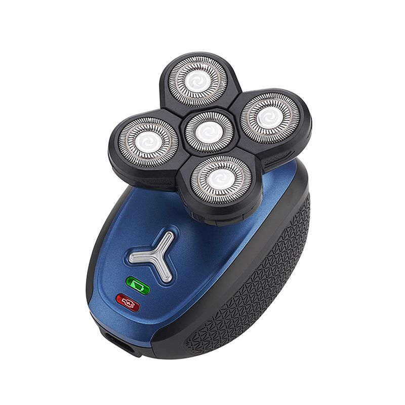 Electric Shaver Cordless 5 in 1 Waterproof Wet Dry 5 Heads Electric ...